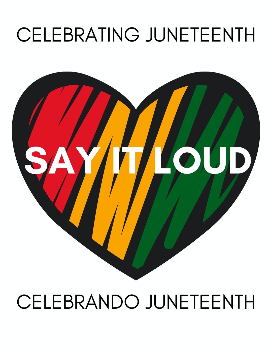 Prek Juneteenth Workbook, English/spanish Activity, Tracing Words ...