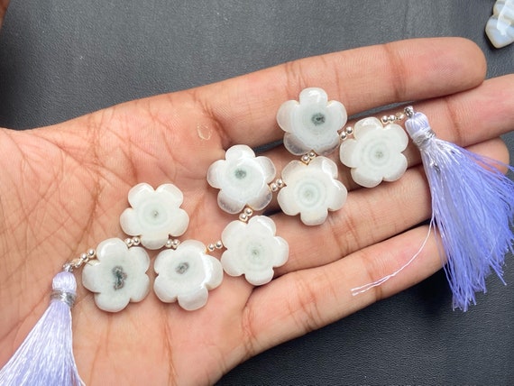 Superb 8 Piece Smooth Solar Quartz Carved Fancy Shape Beads - Etsy