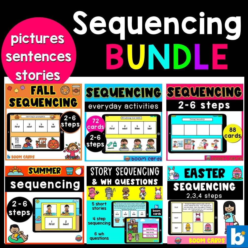 Sequencing Stories With Pictures Boom Cards - Etsy