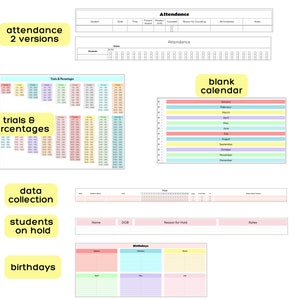 Data Collection, SLP Planner, Document Organizer, SLP Data Tracker, SLP ...