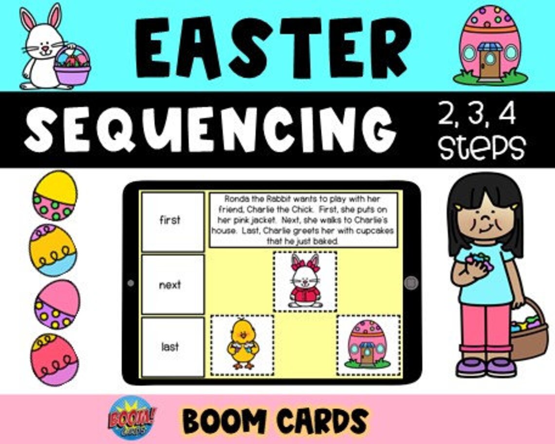 Sequencing Stories 2, 3, 4 Step - Easter Story Sequencing - Etsy