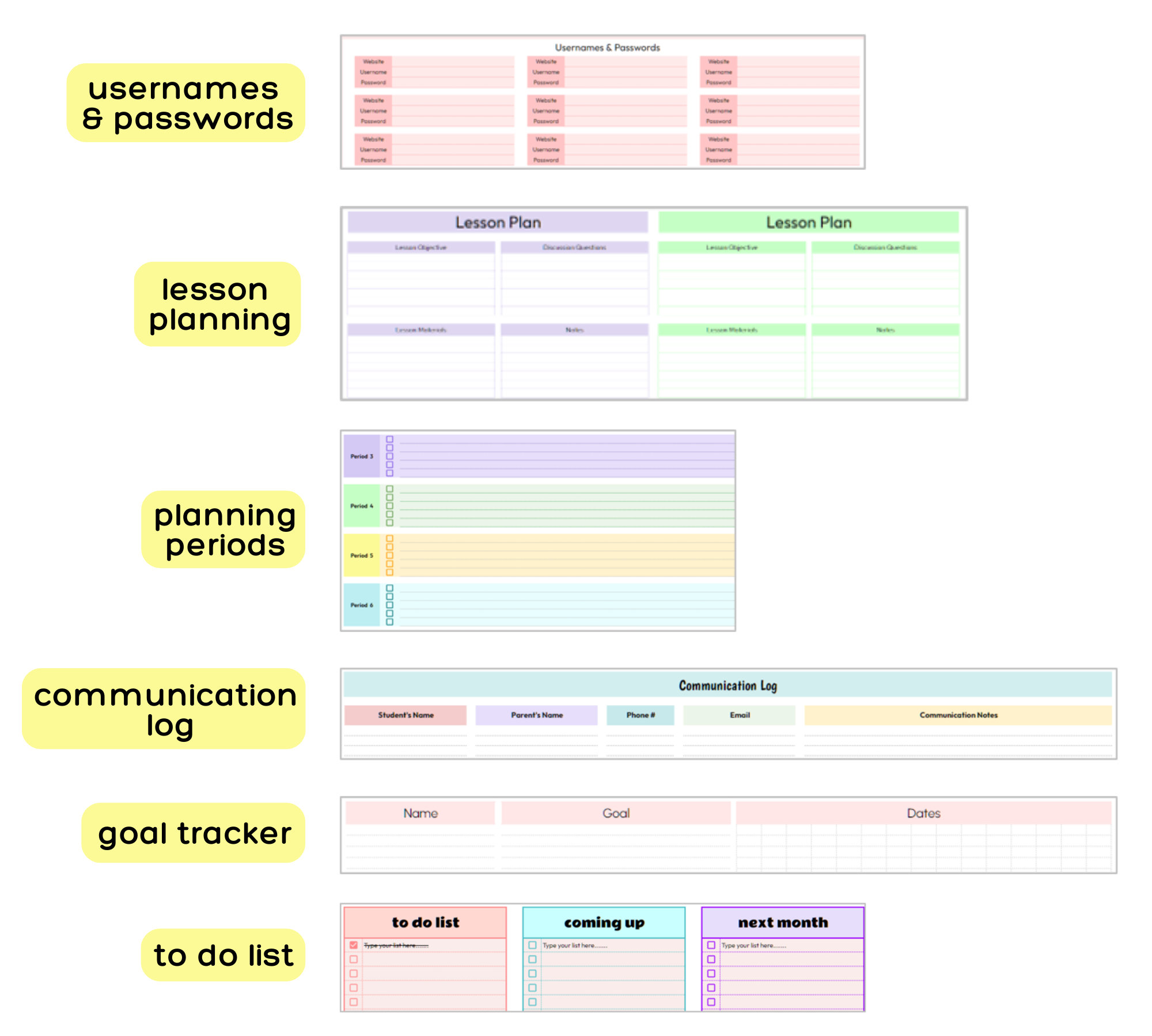 Data Collection, SLP Planner, Document Organizer, SLP Data Tracker, SLP ...