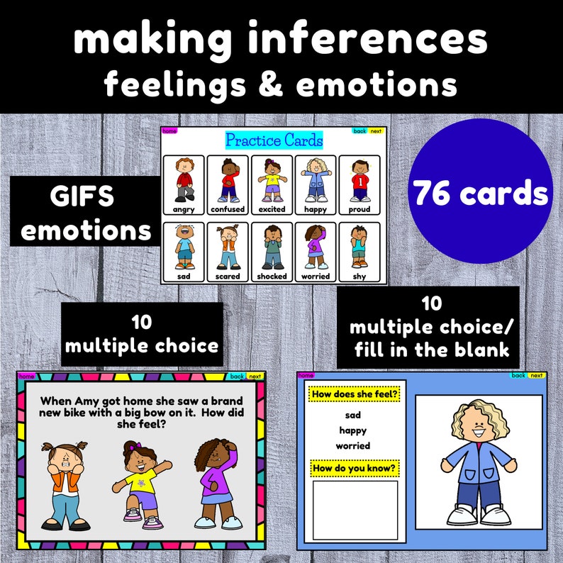 Making Inferences Boom Cards Digital Learning Activities - Etsy