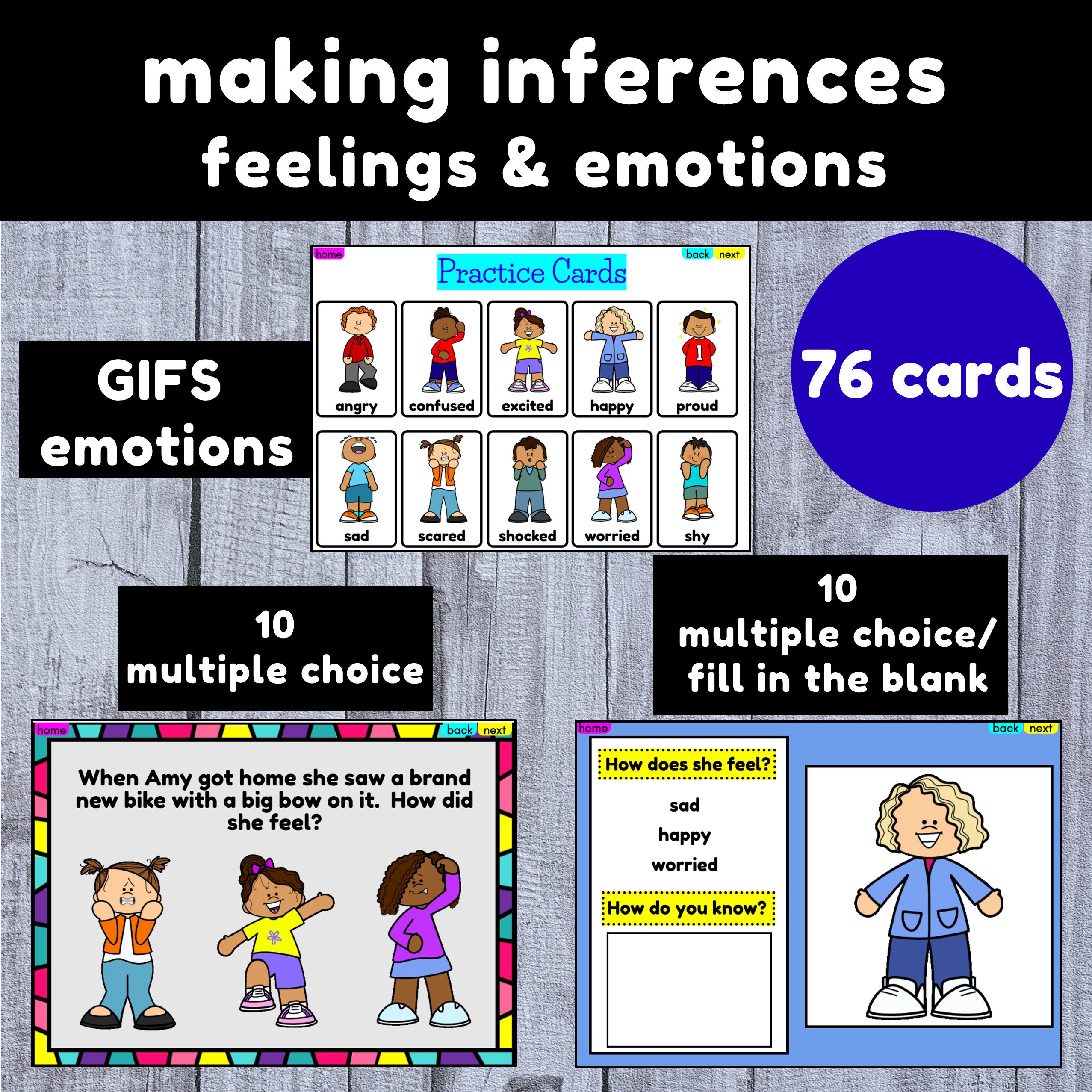 Making Inferences Boom Cards Digital Learning Activities - Etsy