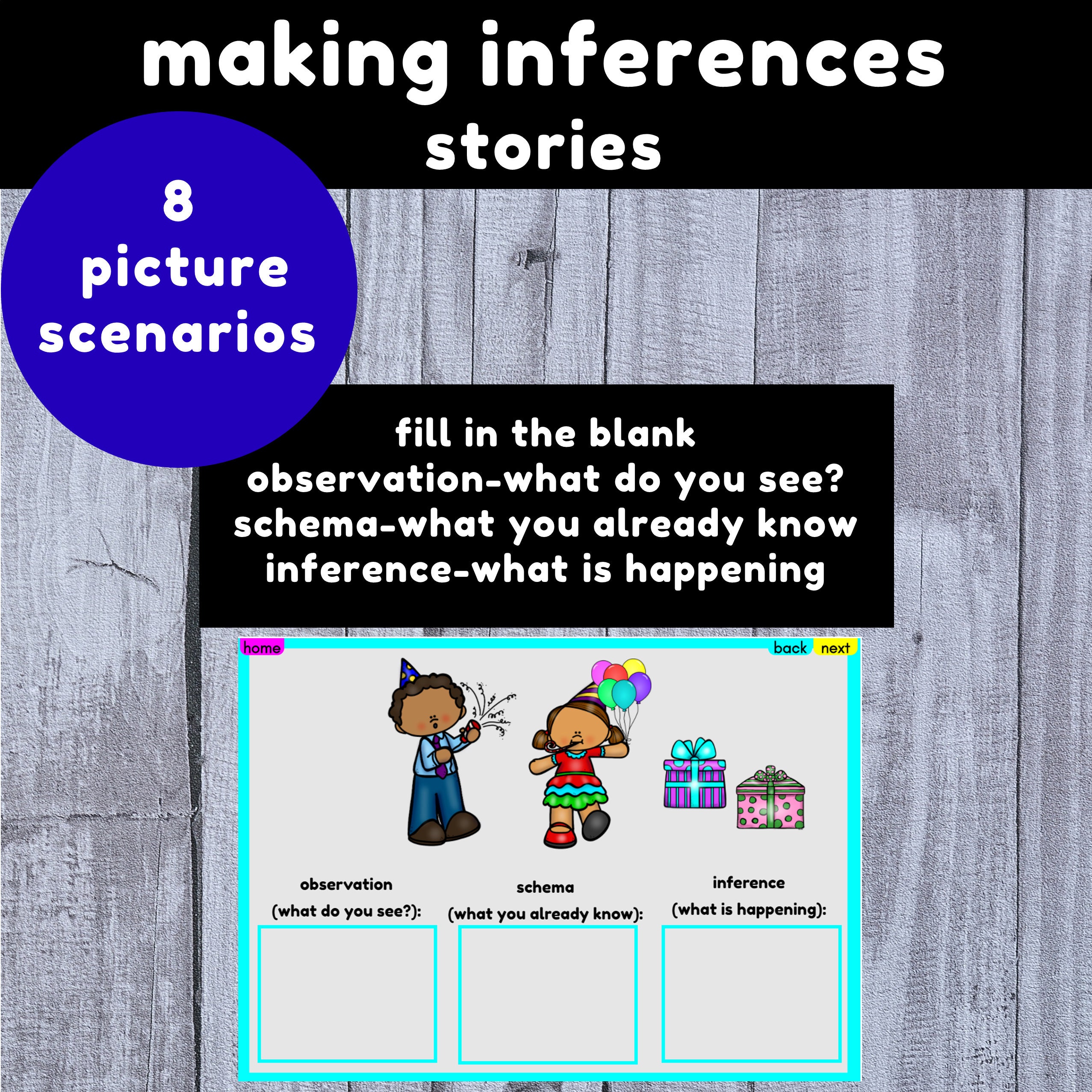 Making Inferences Boom Cards Digital Learning Activities - Etsy