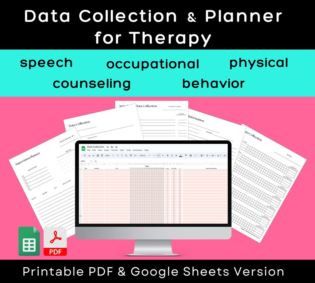Data Collection, SLP Planner, Document Organizer, SLP Data Tracker, SLP ...