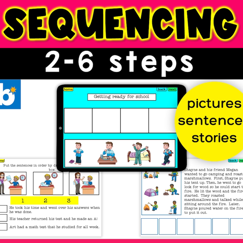 Sequencing Cards - Etsy