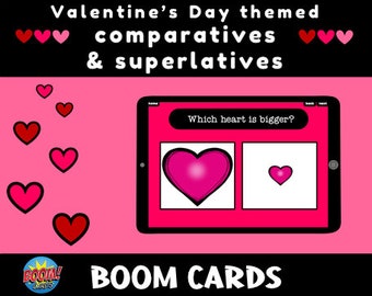 Comparatives and Superlatives Activities Boom Cards | Etsy