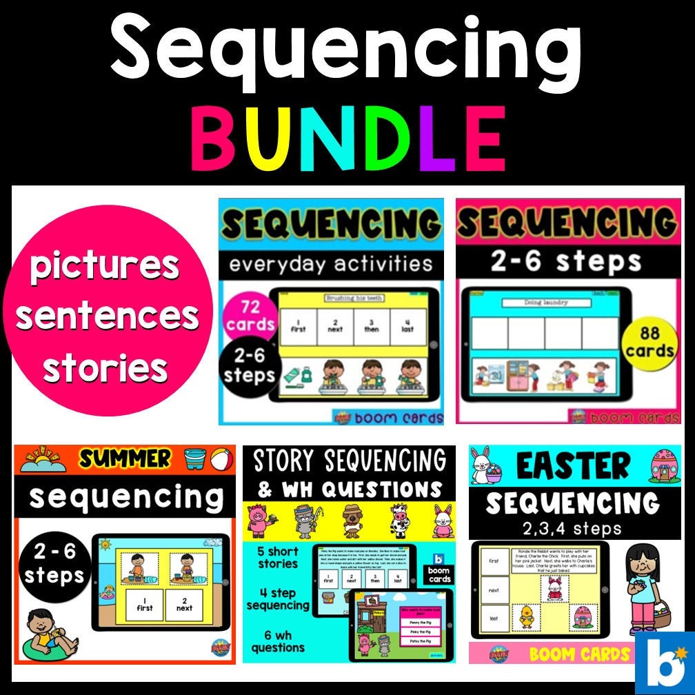 Sequencing Stories With Pictures Boom Cards - Etsy