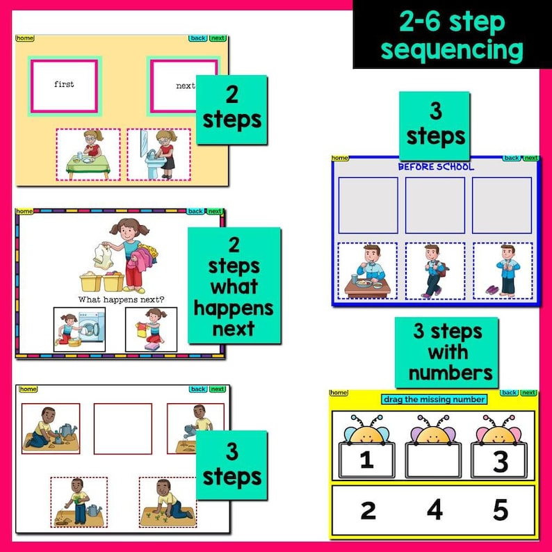 Sequencing Stories With Pictures Boom Cards - Etsy