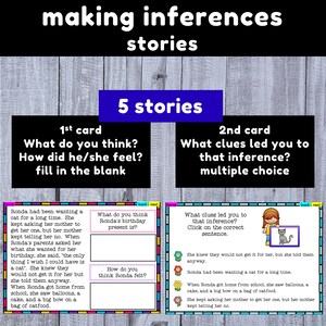 Making Inferences Boom Cards Digital Learning Activities - Etsy