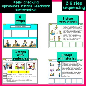 Sequencing Stories With Pictures Boom Cards - Etsy