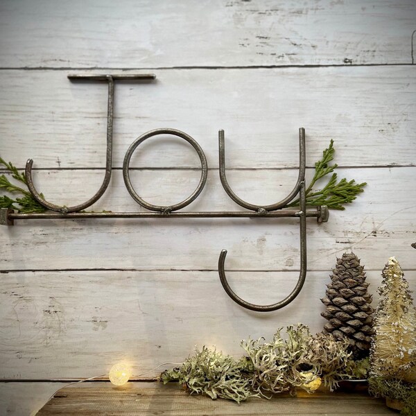 Joy Metal Sign - Etsy