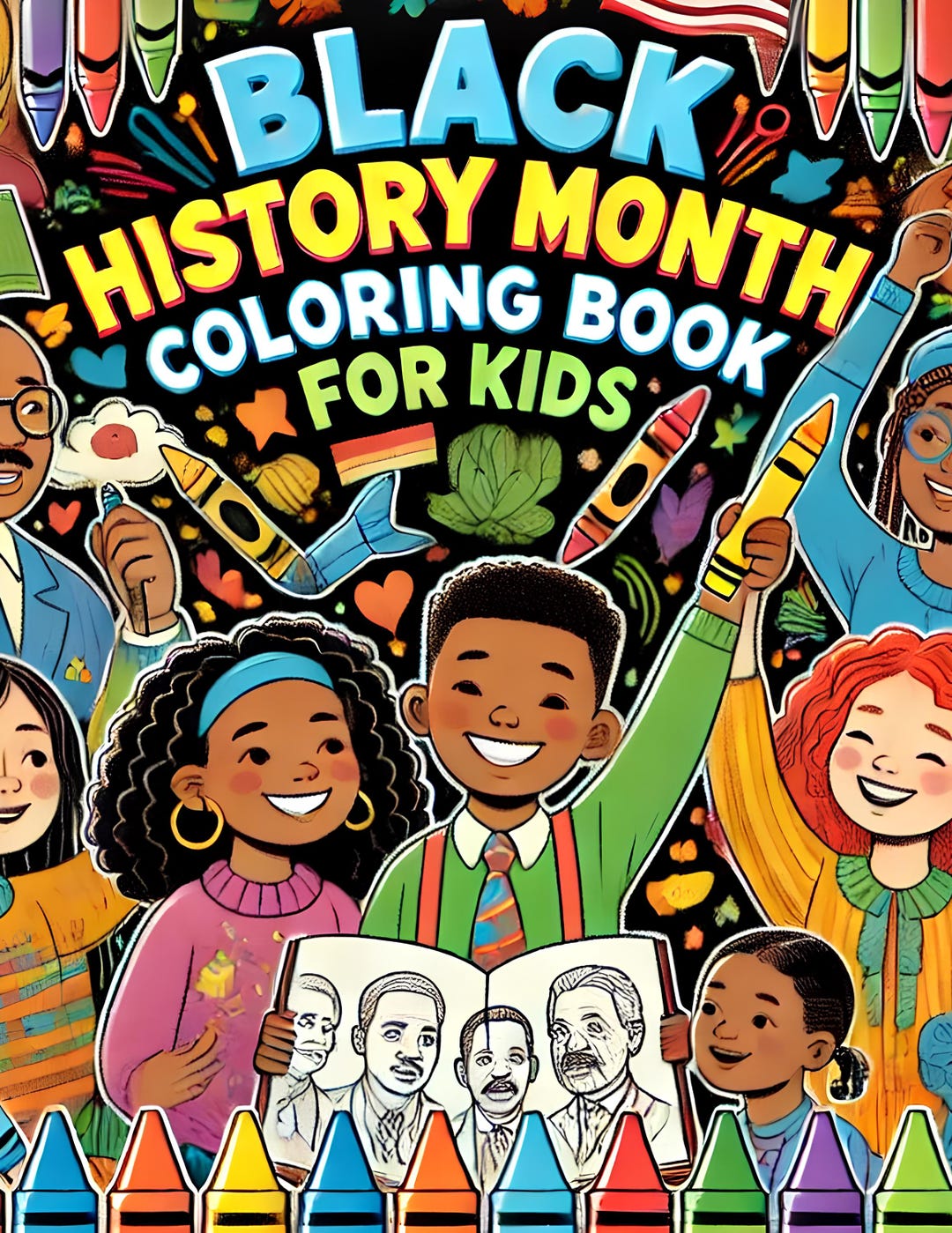 Black History Month Coloring Book for Kids - Have Fun While Learning ...