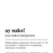 DIGITAL DOWNLOADS | Ay Nako! Hay Naku Dictionary Definition ...