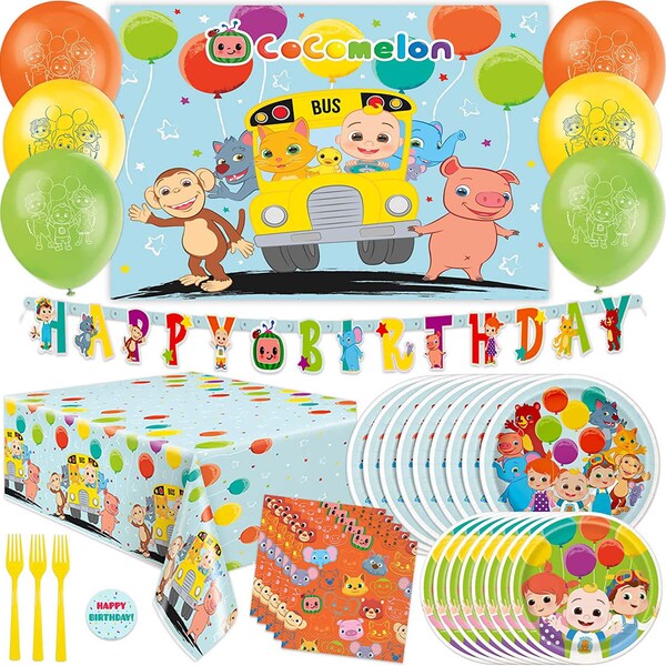 Cocomelon Backdrop for Girl - Etsy