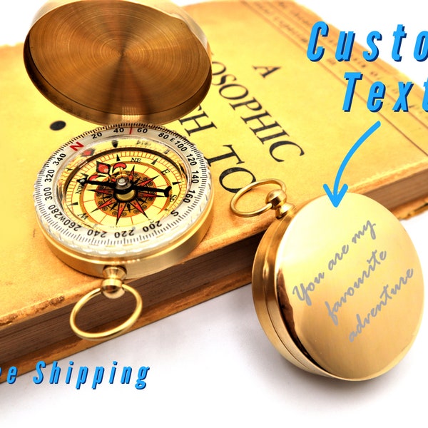 Personalized Compass - Etsy