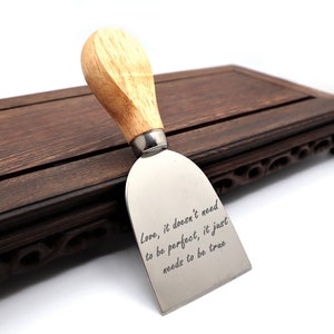 Personalized Cheese Knife Set Engraved With Your Message, Charcuterie ...