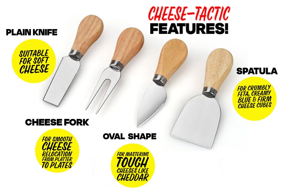 Personalized Cheese Knife Set Engraved | Custom Charcuterie Knives for ...