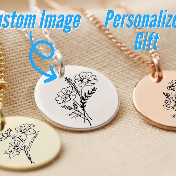 Birth Flower Jewelry - Etsy