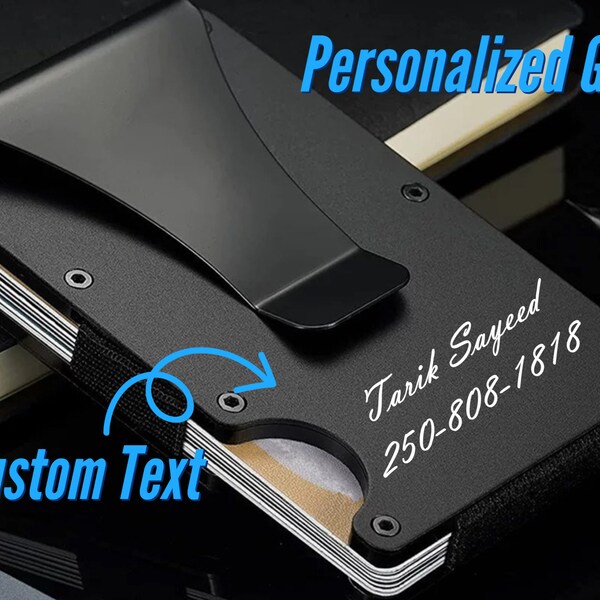 Metal Wallet Card - Etsy