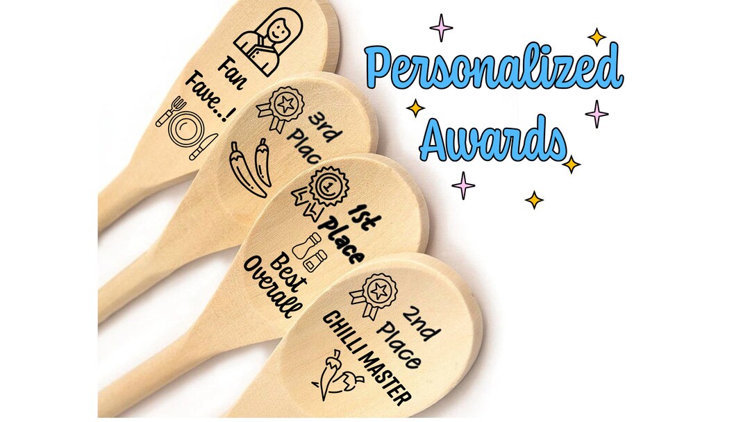 Personalized Food Trophy Award Spoon for Chili Cook off Prizes and Food ...