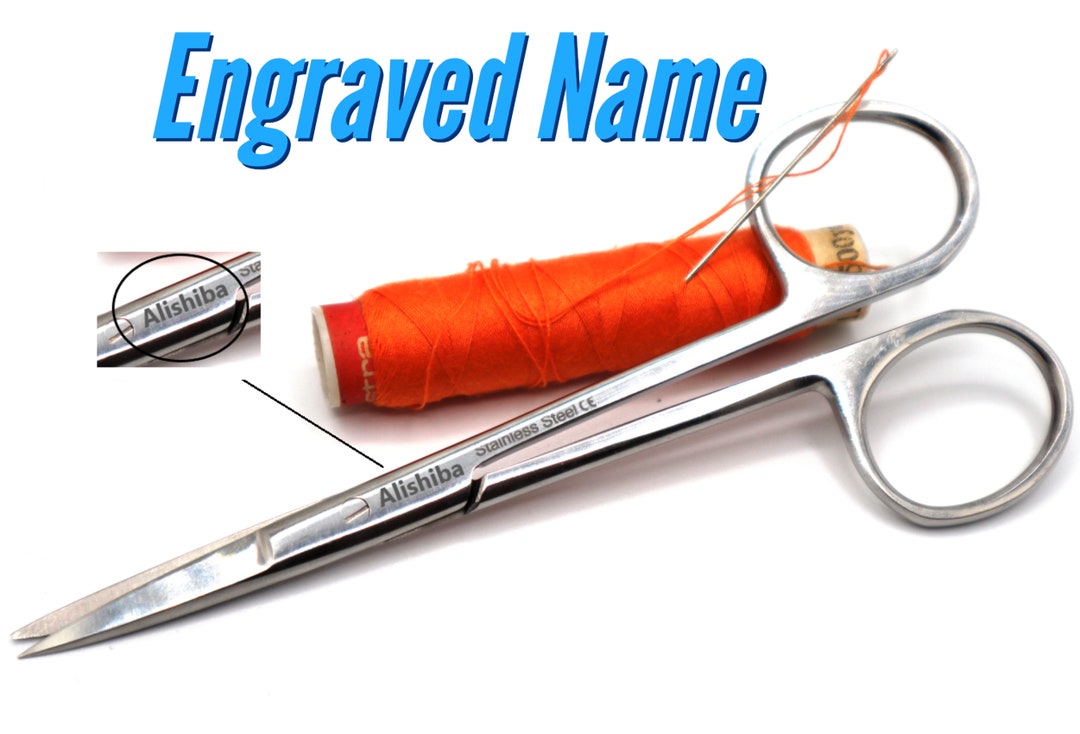 Personalized Embroidery Thread Snips Engraved With Name, Small Sewing ...