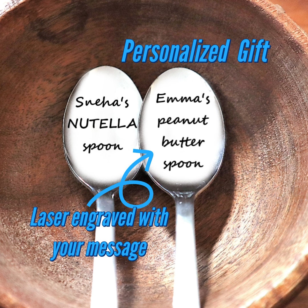 Personalized Engraved Spoon With Custom Message, Cute Valentine ...