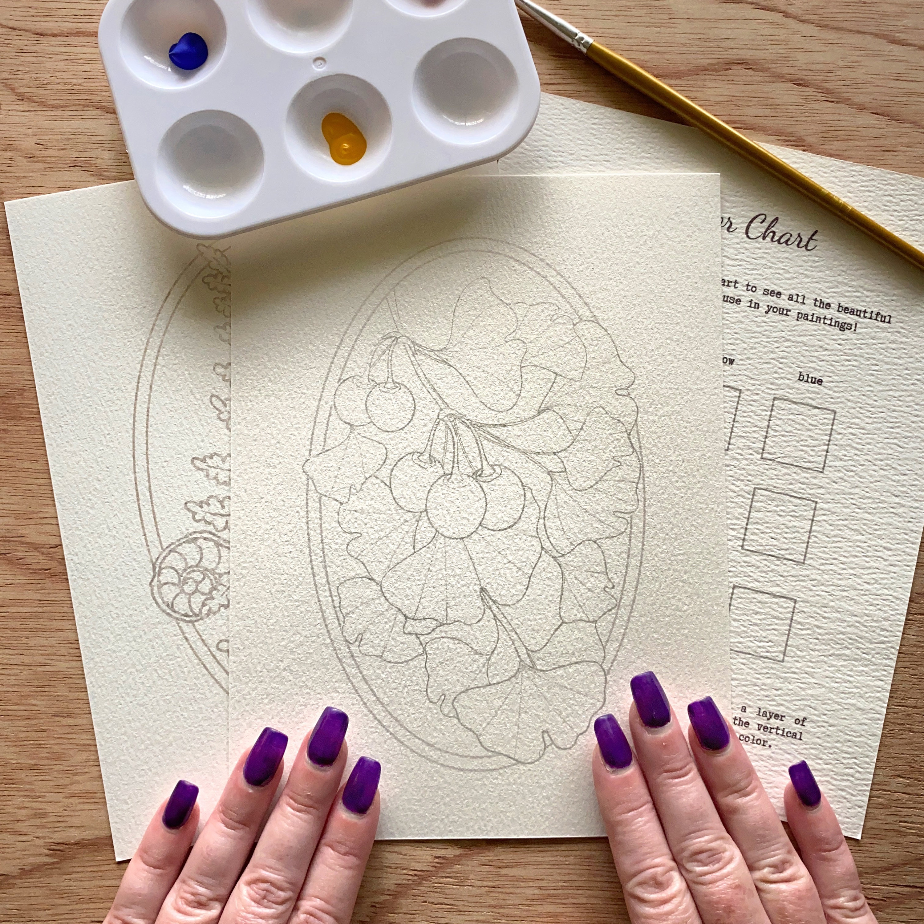 Botanical Watercolor Kit, Beginner Watercolor, DIY Kit Watercolor ...