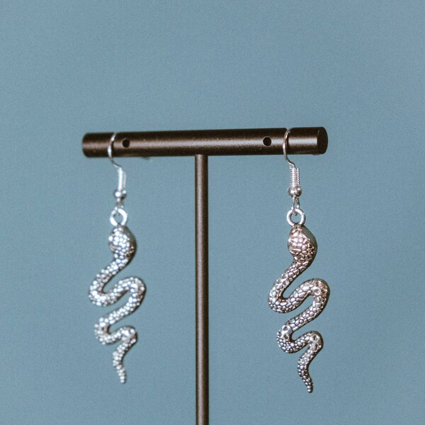 Snake Earrings - Etsy