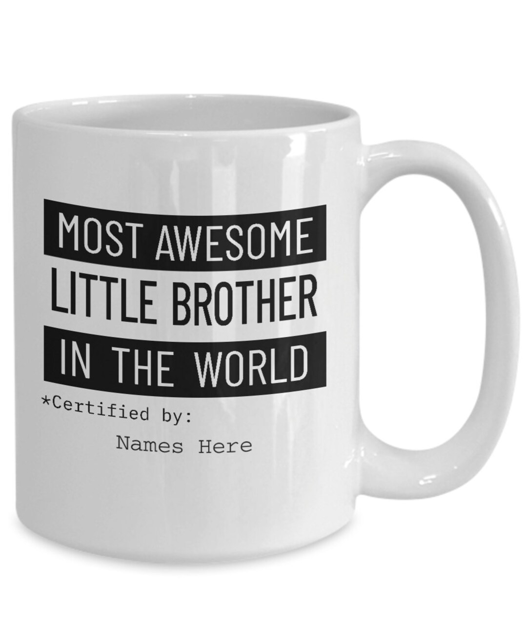 Little Brother Mug The Most Awesome Little Brother In The Etsy
