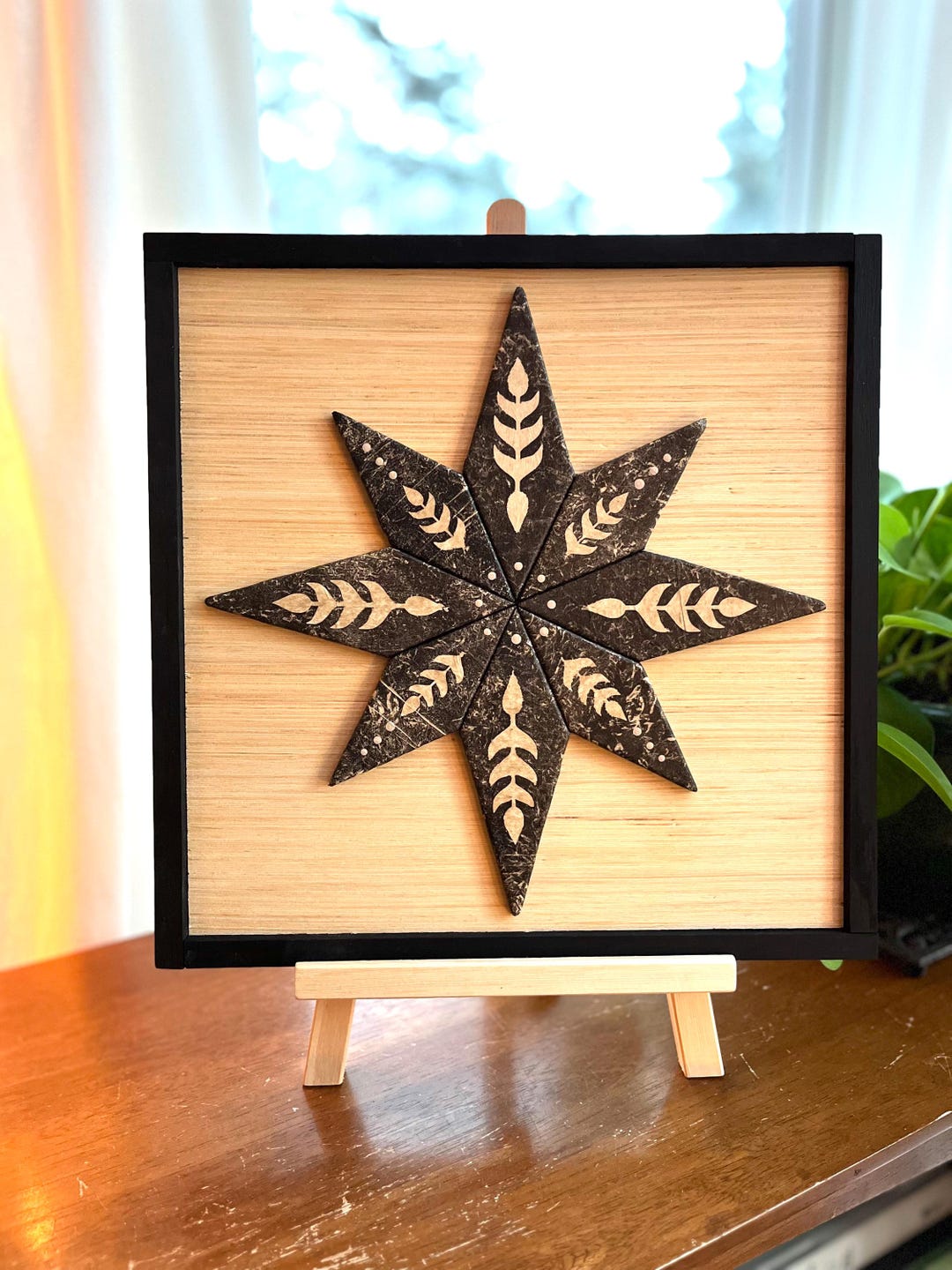 Yule Star | Handmade Wood Art | 3D Art - Etsy