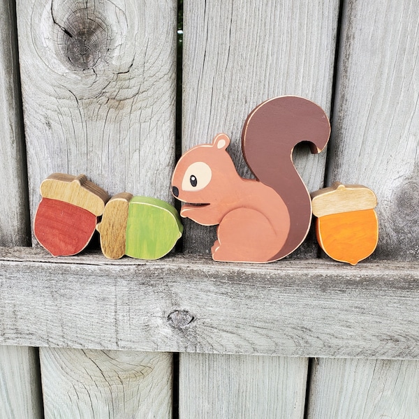 Squirrel Autumn Harvest - Etsy