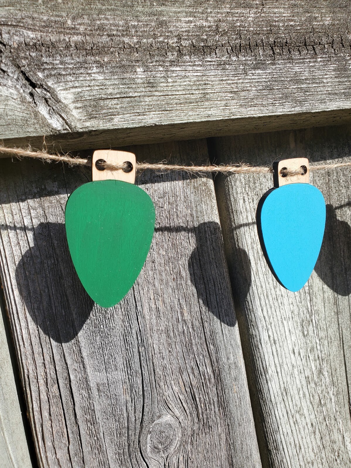 Light Bulb Garland, Colorful Light Banner, Christmas Garland, Christmas ...