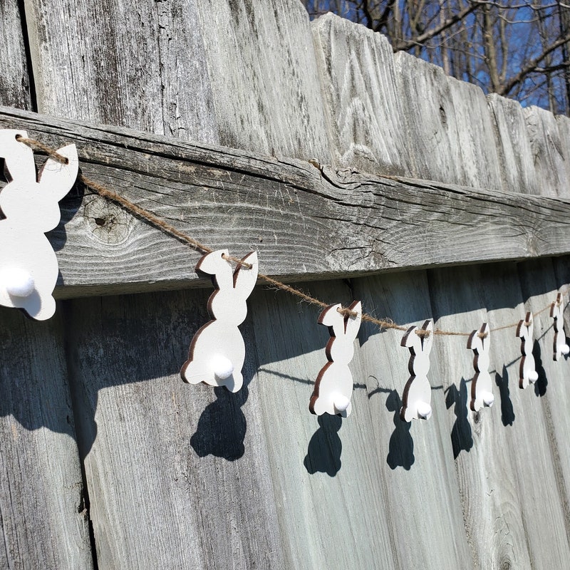 Rabbit Garland - Etsy