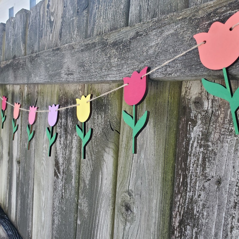 Tulip Decor for Mantle - Etsy