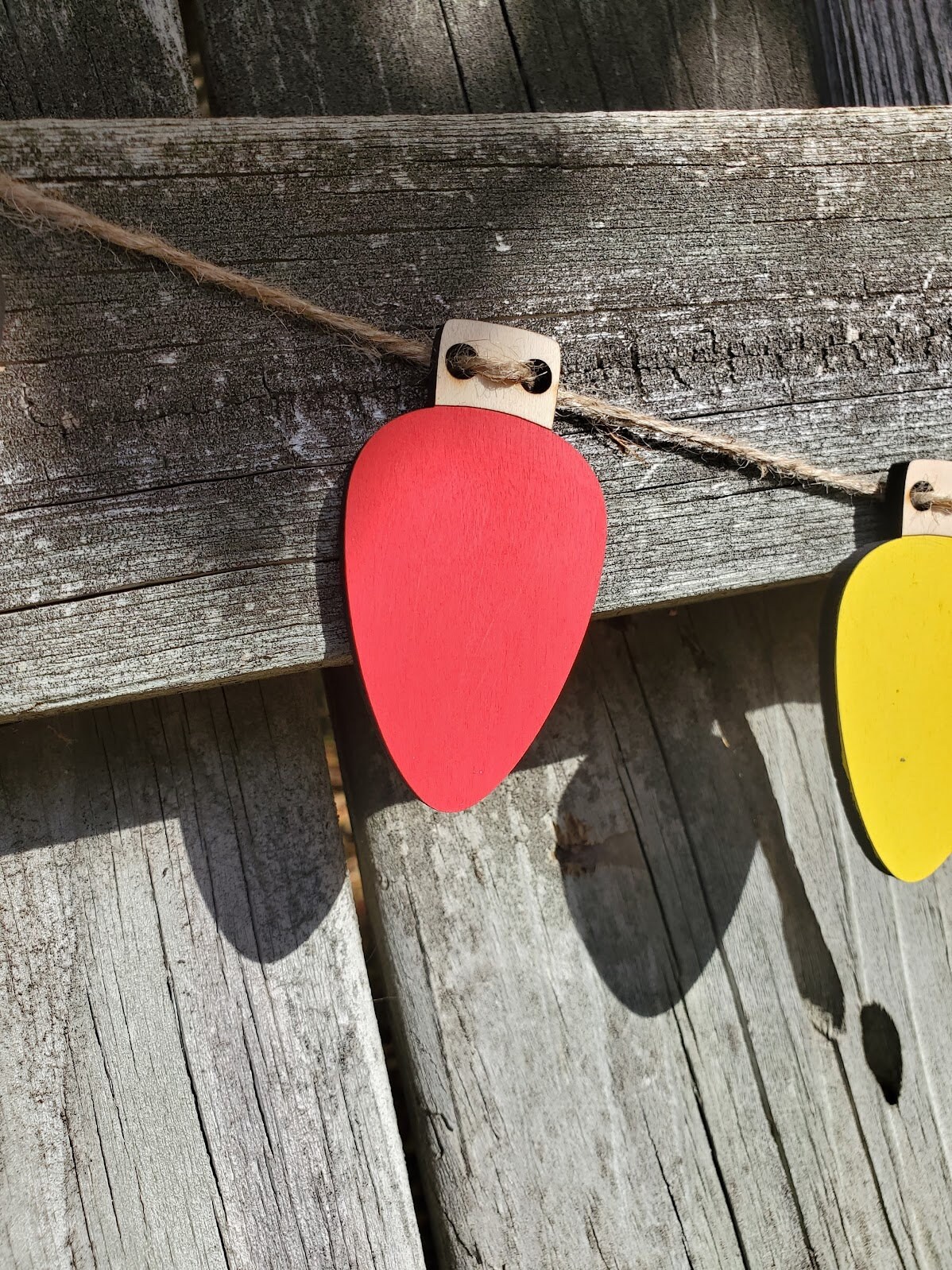 Light Bulb Garland, Colorful Light Banner, Christmas Garland, Christmas ...