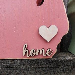 Michigan Decor, Michigan State Shape, Wood Michigan Cut Out, Chunky ...