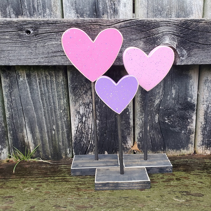 Standing Heart - Etsy