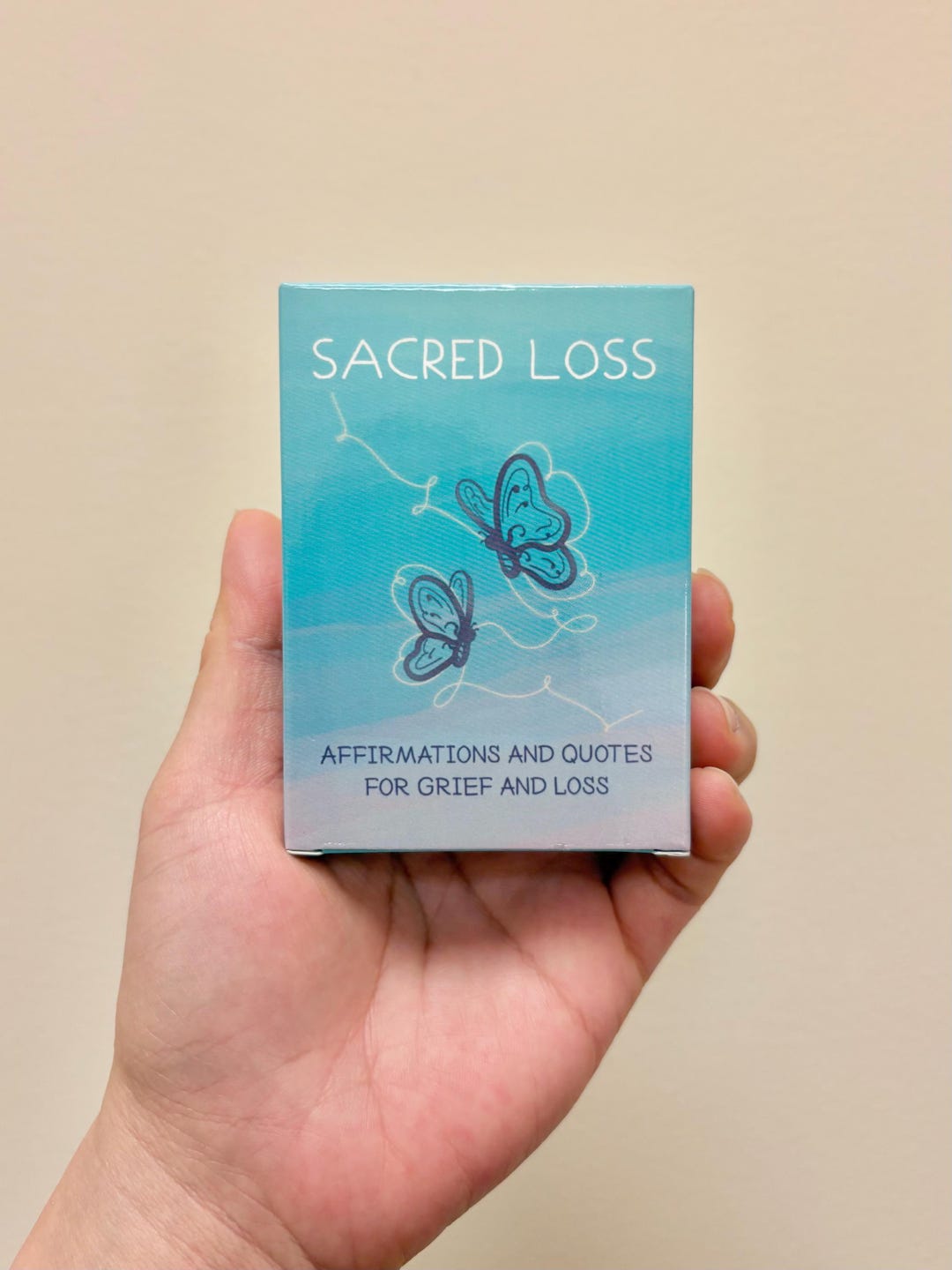 Grief Affirmation Cards With Rose Quartz | 52 Healing Quotes ...