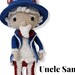 Uncle Sam and the Bald Eagle, American Patriotic Crochet Doll Pattern ...