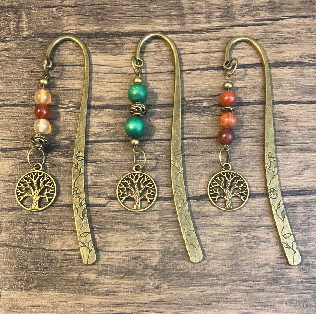 Tree of Life Bookmark Bronze Beaded Gift Scriptural Biblical ...