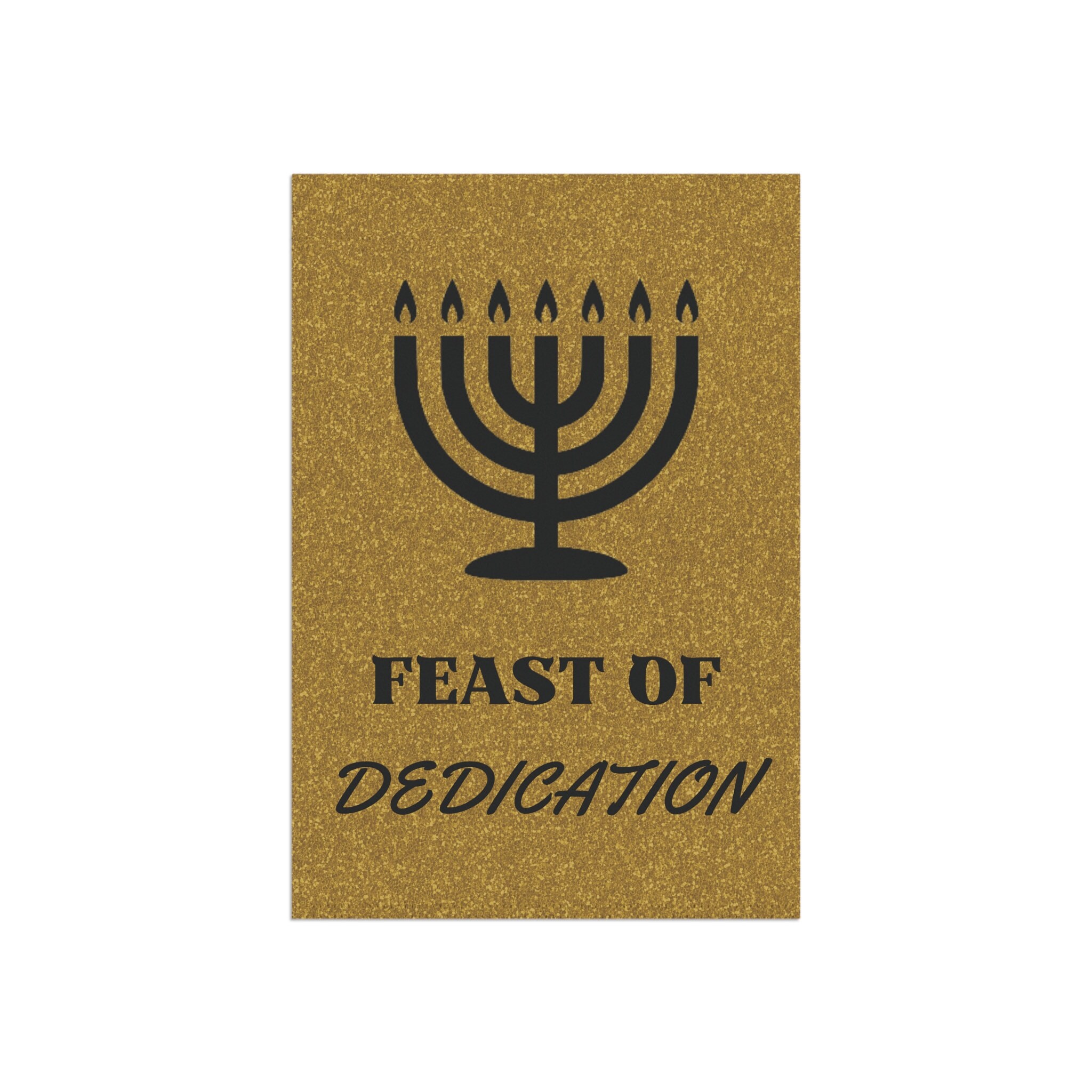 Feast of Dedication Garden Banner | Yard Sign | Hebrew Home Decor ...
