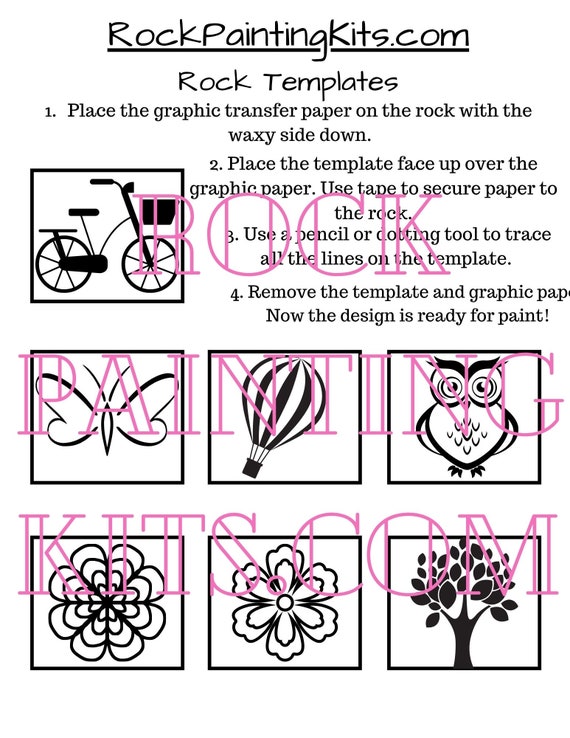 Rock Painting Template/stencil - Etsy