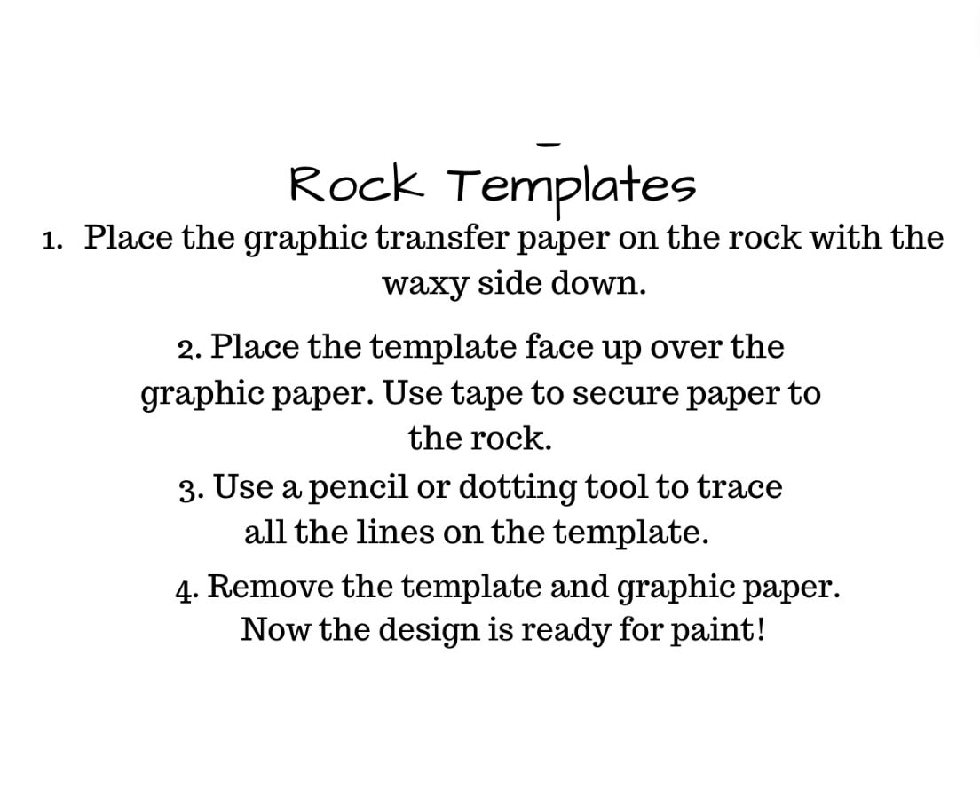 Rock Painting Stencils, Rock Painting Ideas, 4TH OF JULY - Etsy