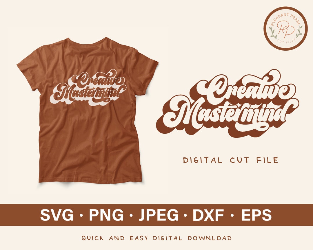Creative Mastermind // SVG DXF PNG and More // Silhouette - Etsy