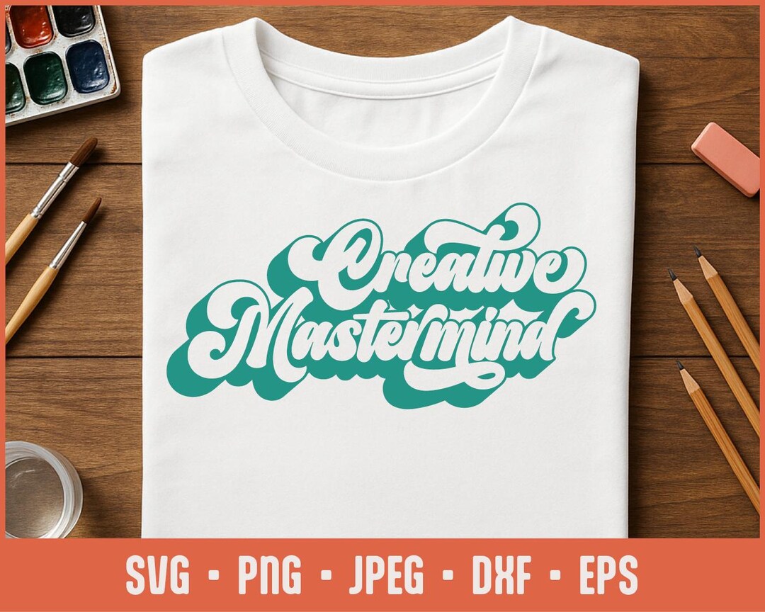 Creative Mastermind SVG – Artist Cut File for Cricut, Creative Shirt, Designer Studio Decor ...