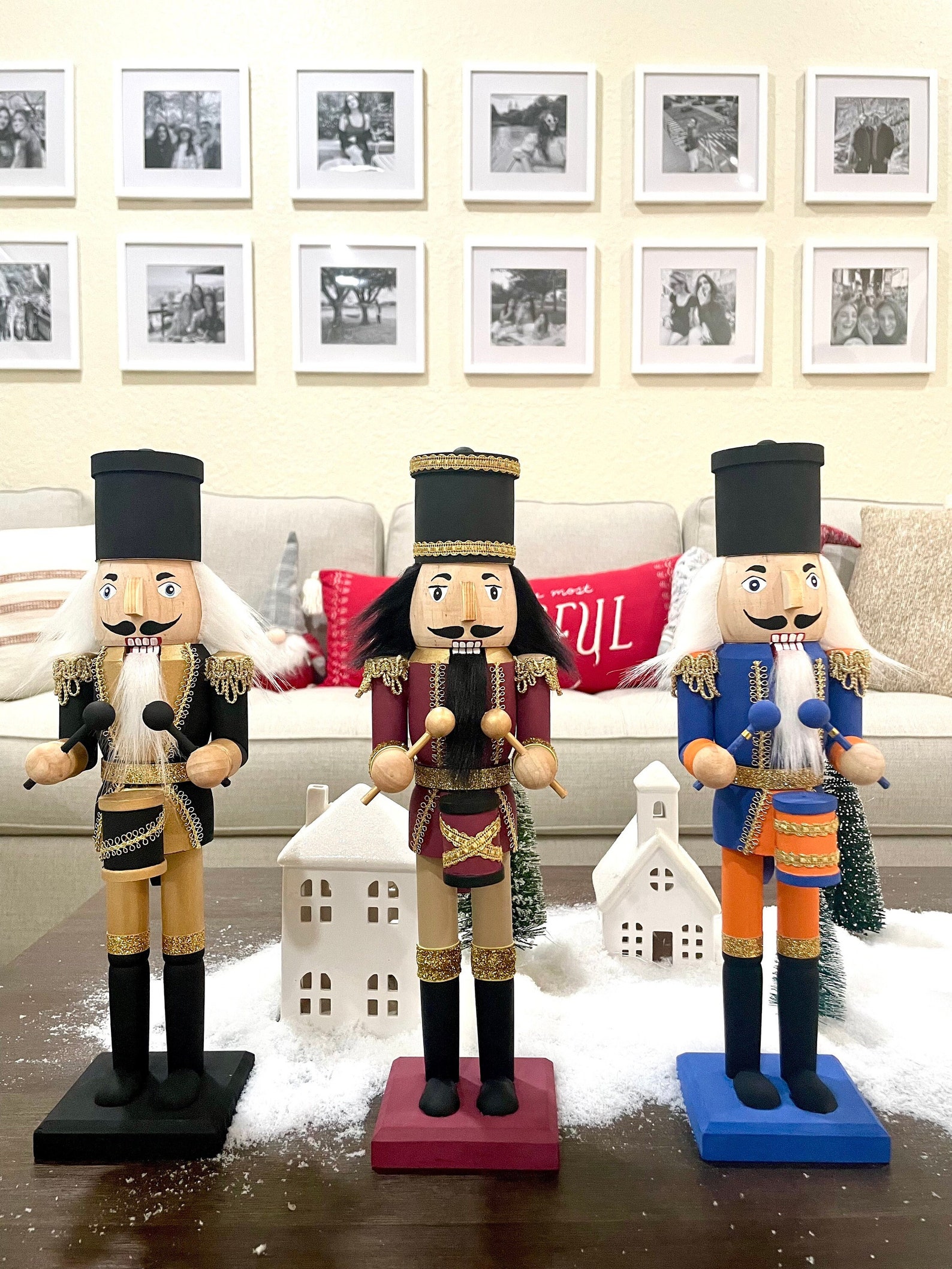 Hand Painted College Themed Nutcrackers Christmas Decor - Etsy