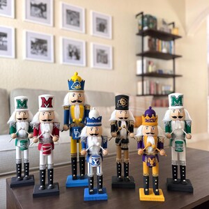 Hand Painted College Themed Nutcrackers -- Christmas Decor - Etsy