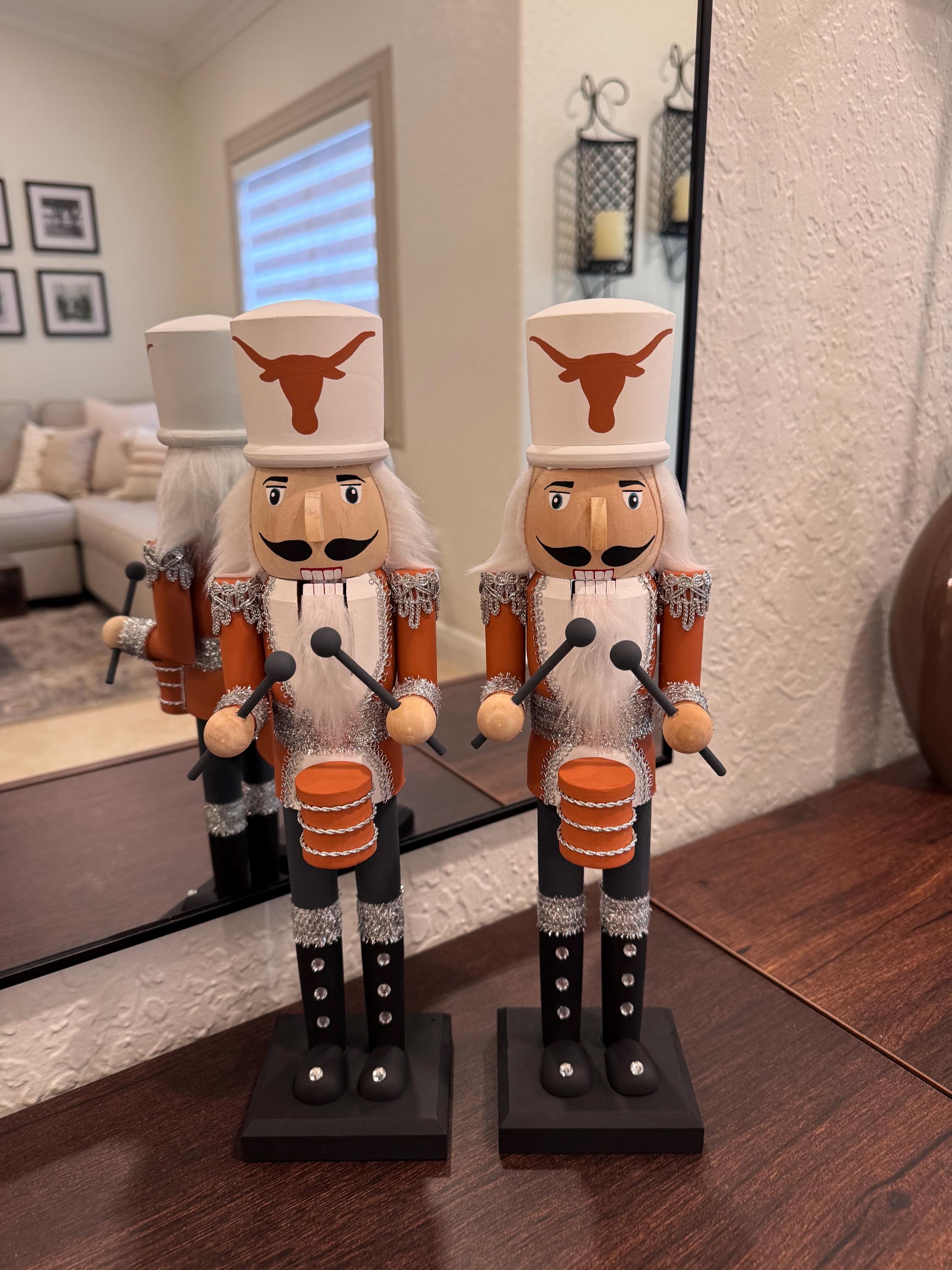 Hand Painted College Themed Nutcrackers -- Christmas Decor - Etsy